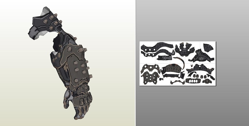 D00M Cosplay Pepakura Foam Templates Patterns - Etsy