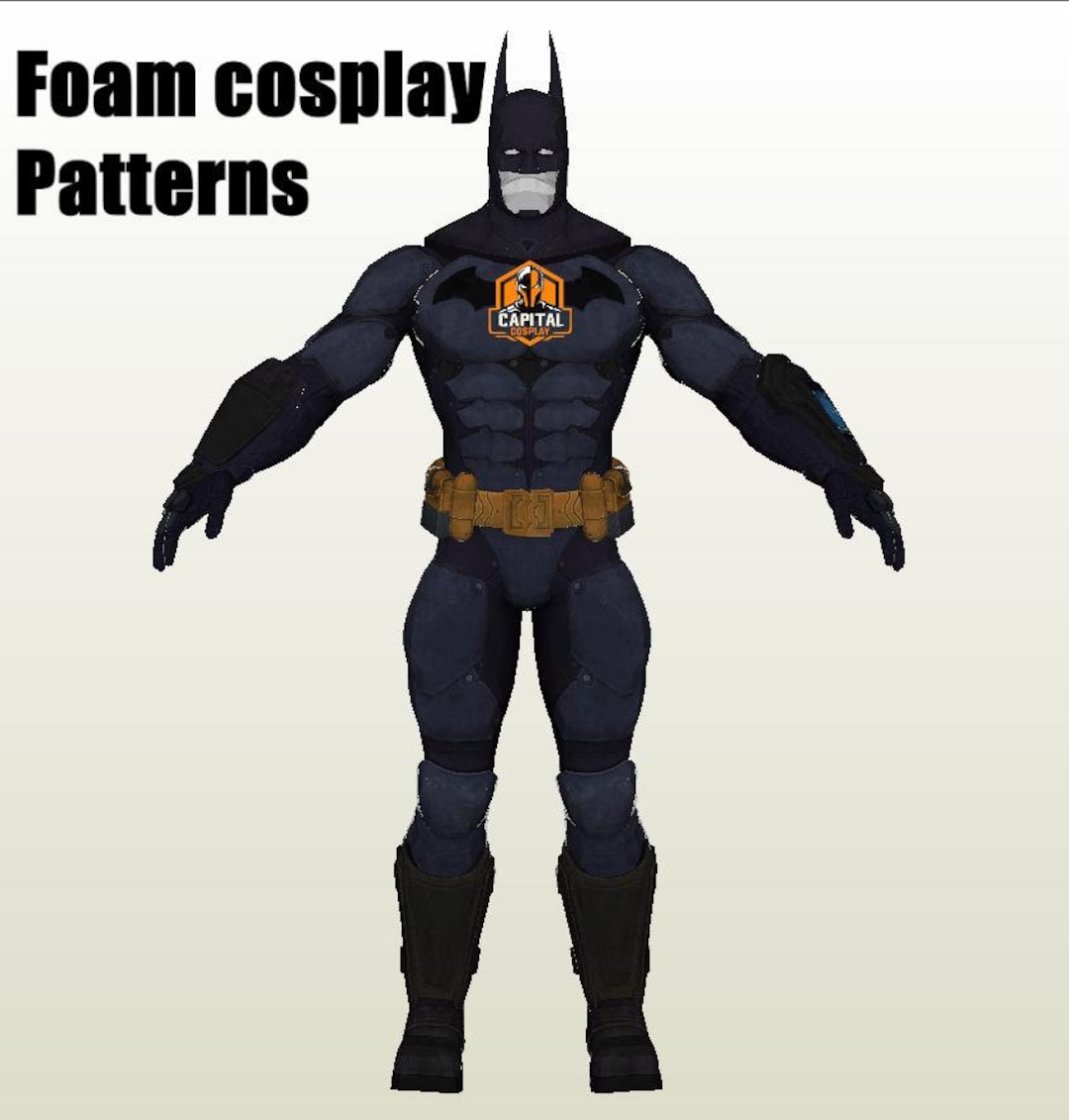 Patrones de plantillas pepakura para cosplay de Asylum City Armored Bat ...