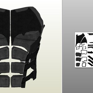 JL Bat Cosplay Pepakura Templates Patterns Zack Snyder - Etsy