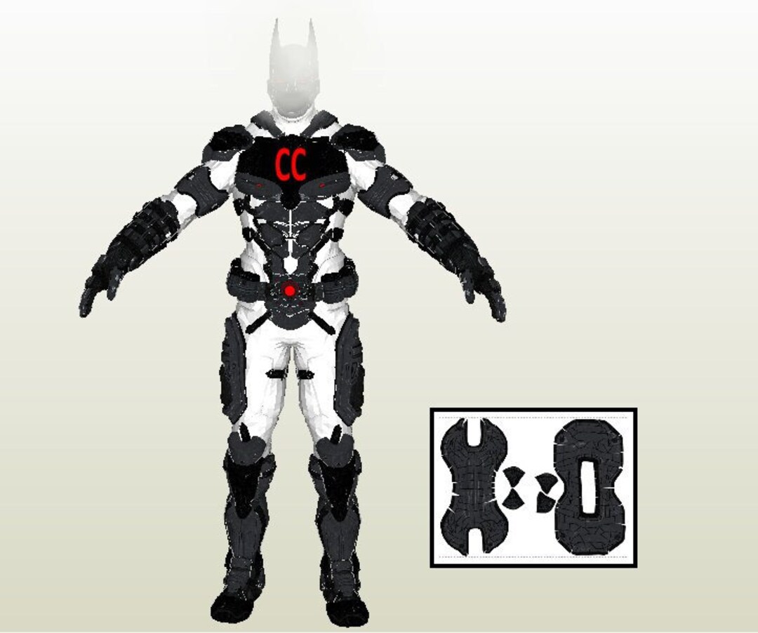 Future Beyond Bat Cosplay Pepakura Templates Patterns - Etsy