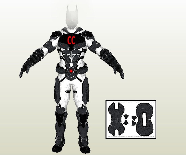 Future Beyond Bat Cosplay Pepakura Templates Patterns - Etsy