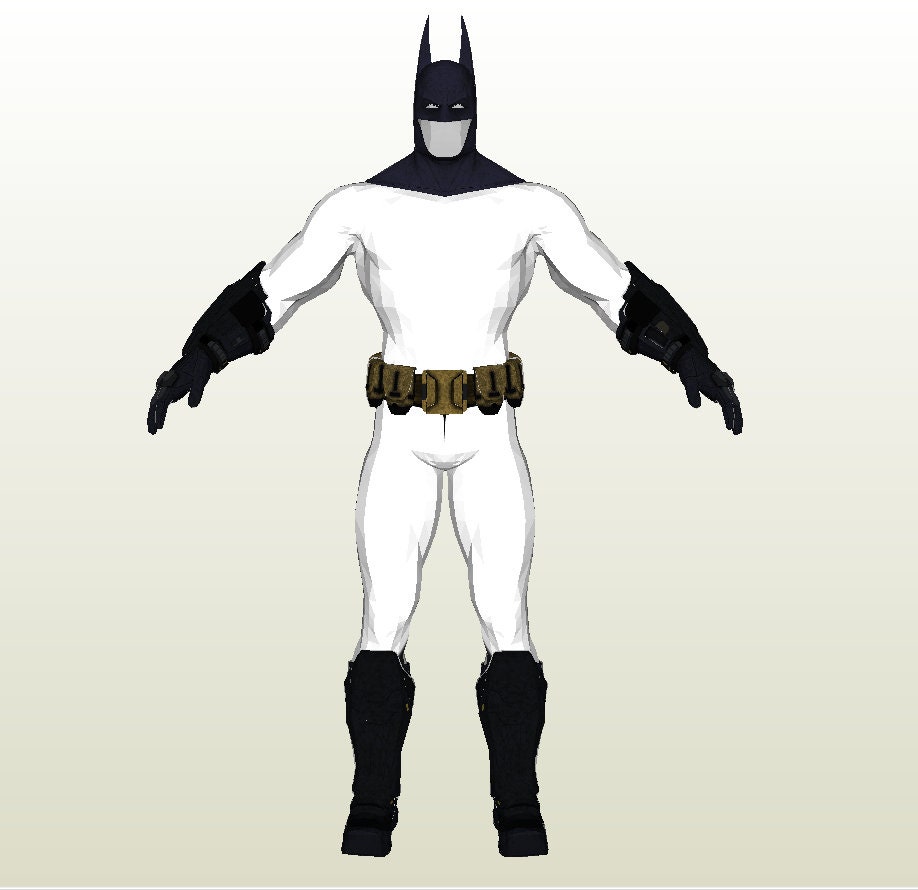 Asylum City Bat Cosplay Pepakura Templates Patterns Vengeance - Etsy