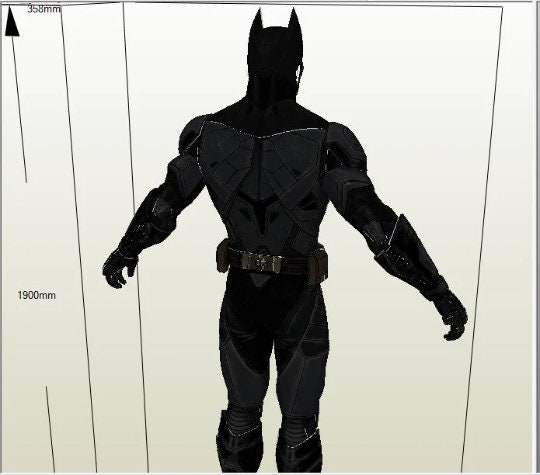 Bat Cosplay Pepakura Telltale Vengeance - Etsy