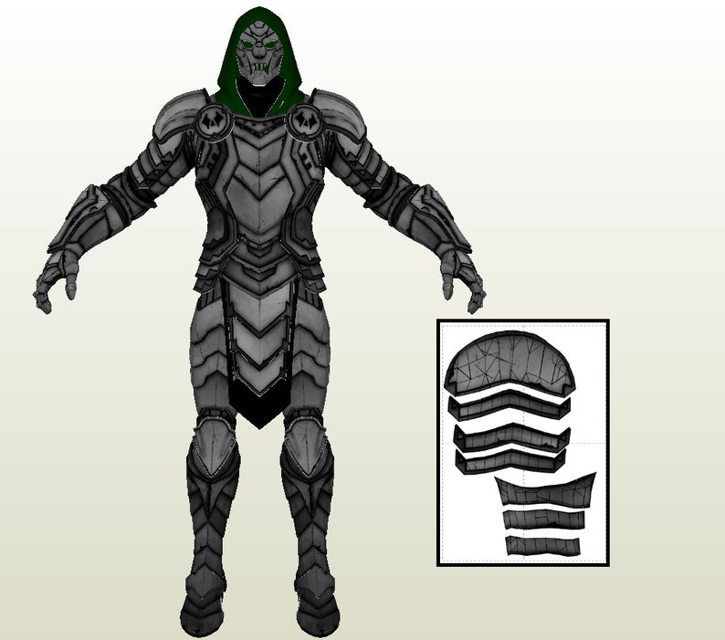 D00M Cosplay Pepakura Templates Patterns - Etsy