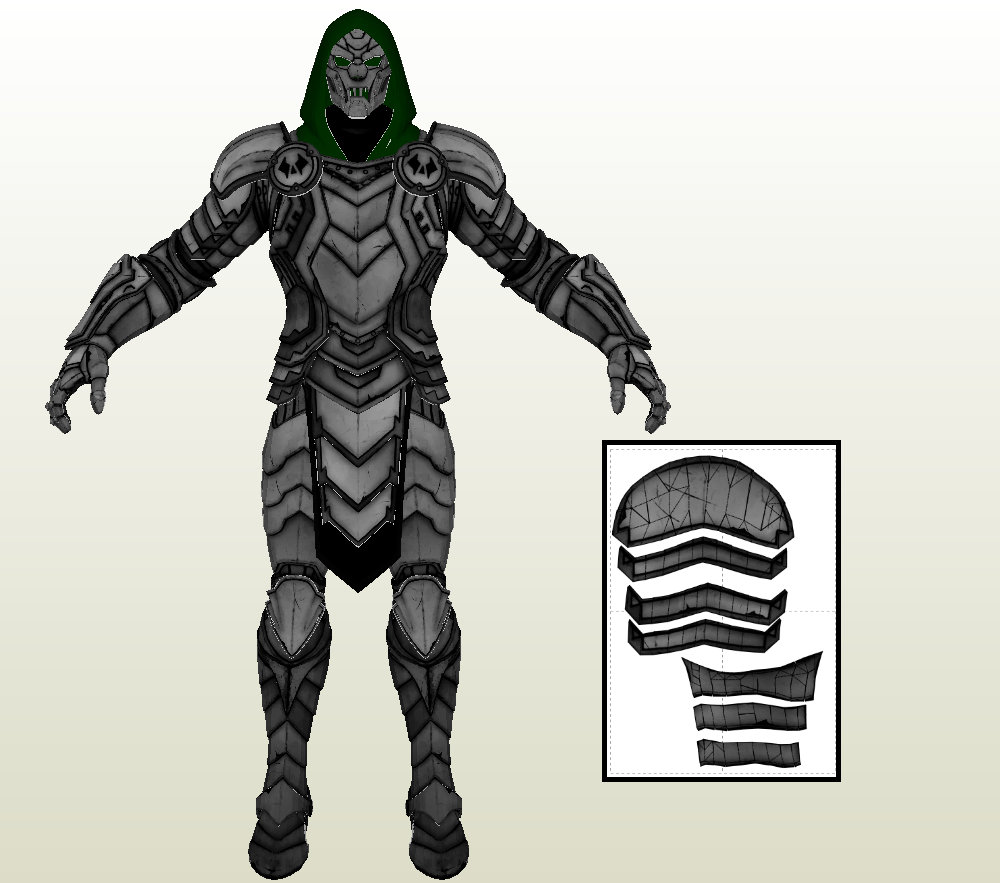 D00M Cosplay Pepakura Templates Patterns - Etsy