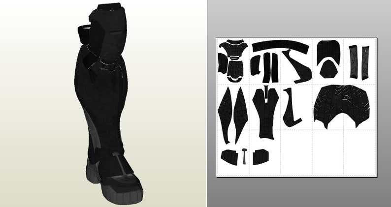 SS.KTJL Bat Cosplay Pepakura Templates Patterns - Etsy