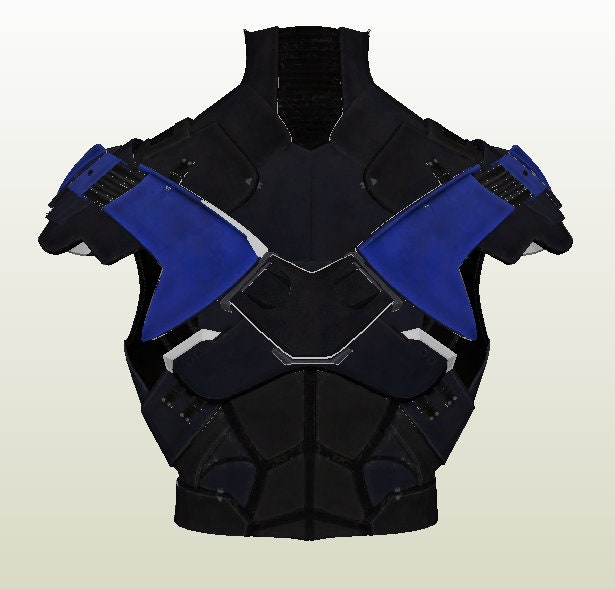 Bat Sidekick Blue Bird Knight Pepakura Cosplay Foam Templates - Etsy