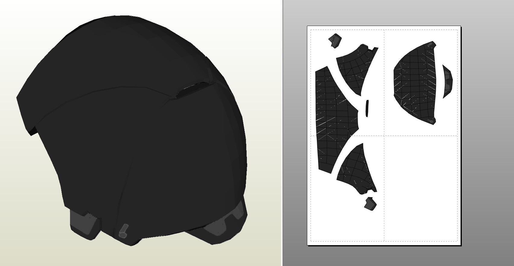 SS.KTJL Bat Cosplay Pepakura Templates Patterns - Etsy