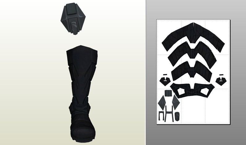 Bat NEW 52 Cosplay Pepakura Vengeance Patterns Foam Template Injustice ...