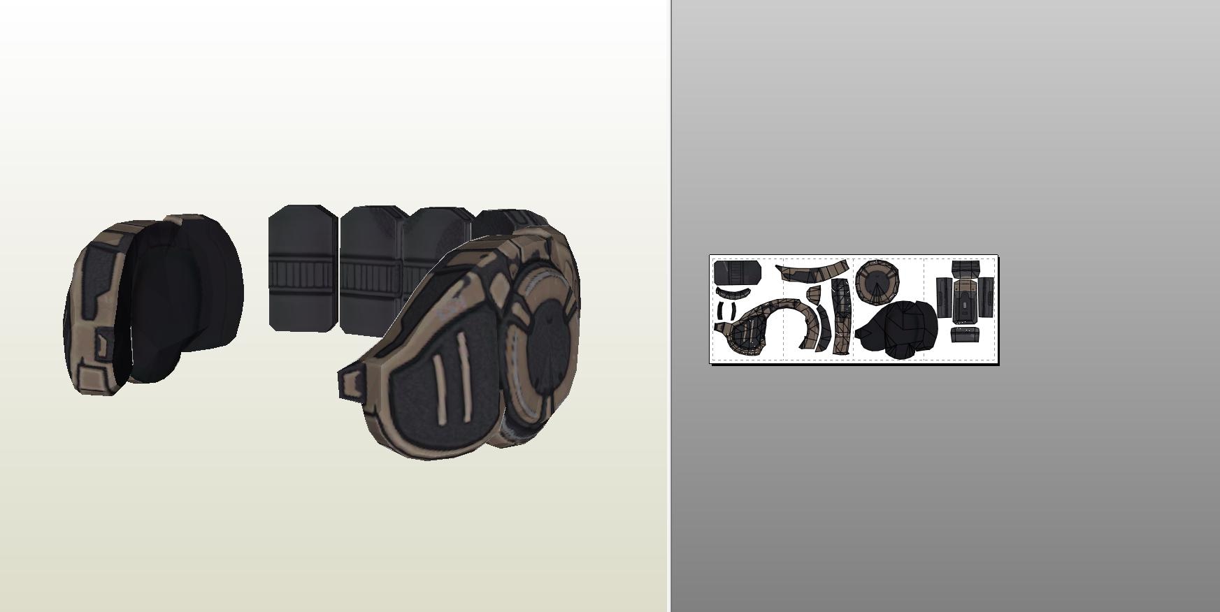 D00M Cosplay Pepakura Foam Templates Patterns - Etsy
