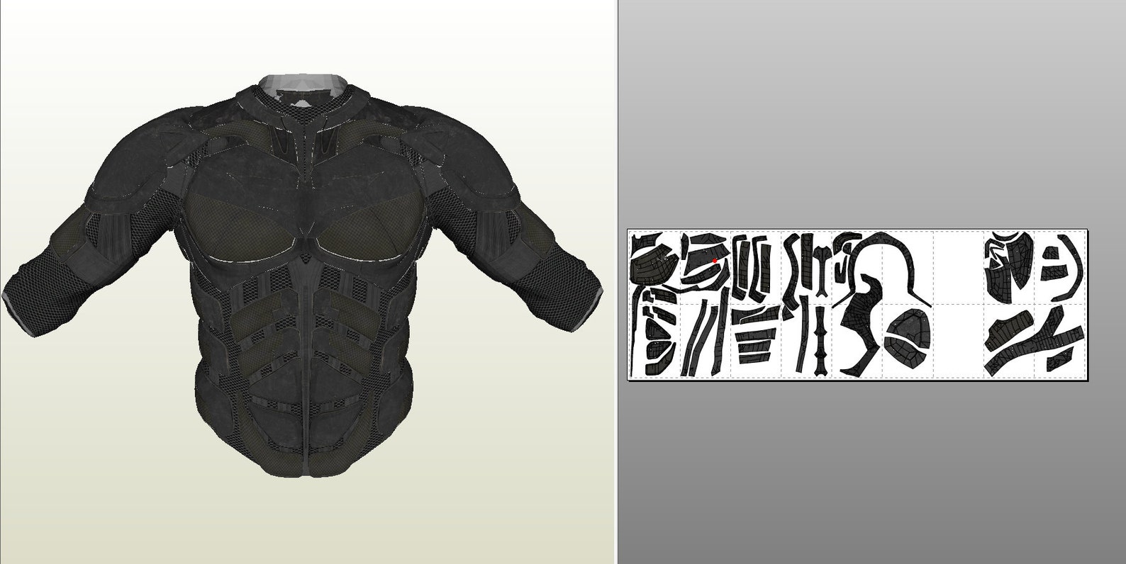 TDK Bat Cosplay Pepakura Templates Patterns Christian Bale Nolan - Etsy