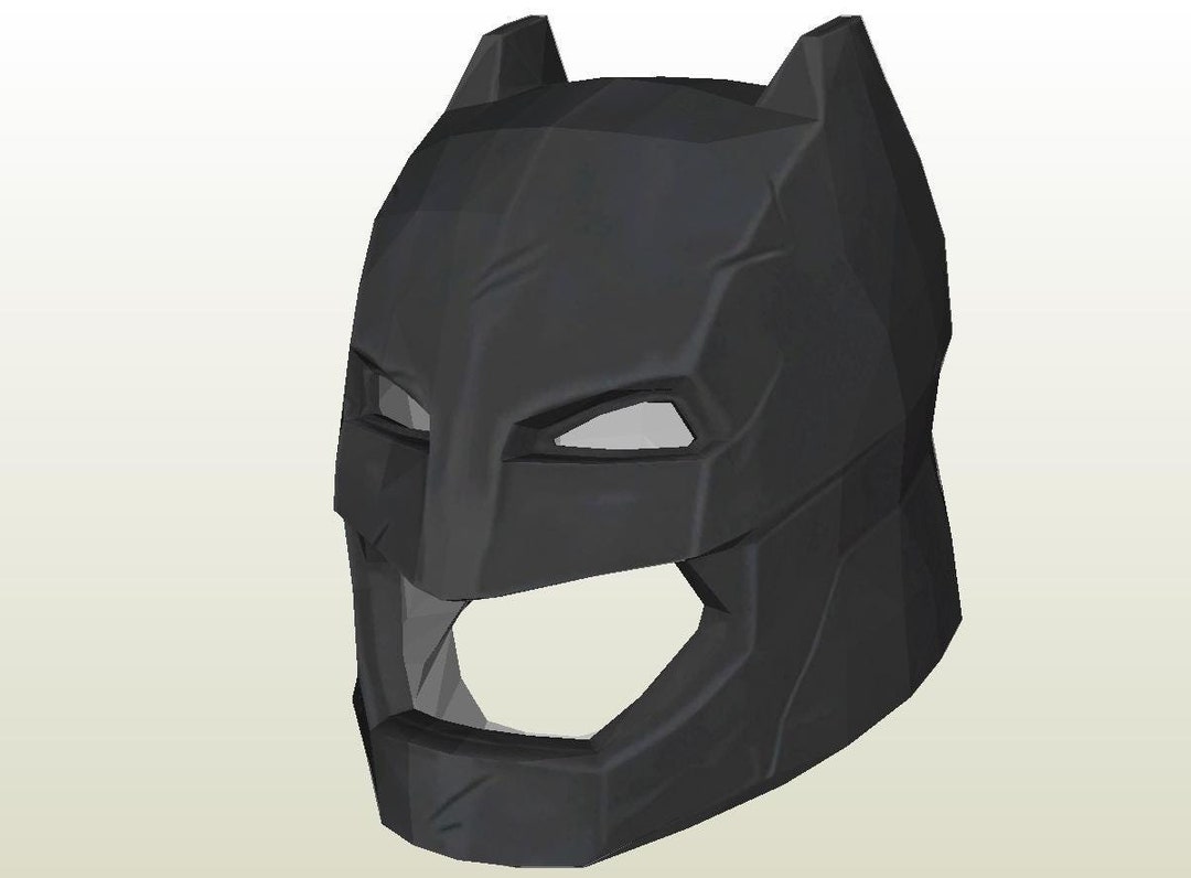 VENGEANCE Mech Bat Helmet Pepakura Templates Patterns Armor - Etsy