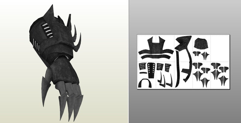 Az Bat Cosplay Pepakura Templates Patterns Vengeance Knlghtfall - Etsy