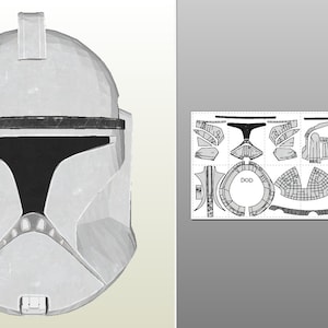 Clone Trooper Armour Cosplay Pepakura Foam Patterns - Etsy