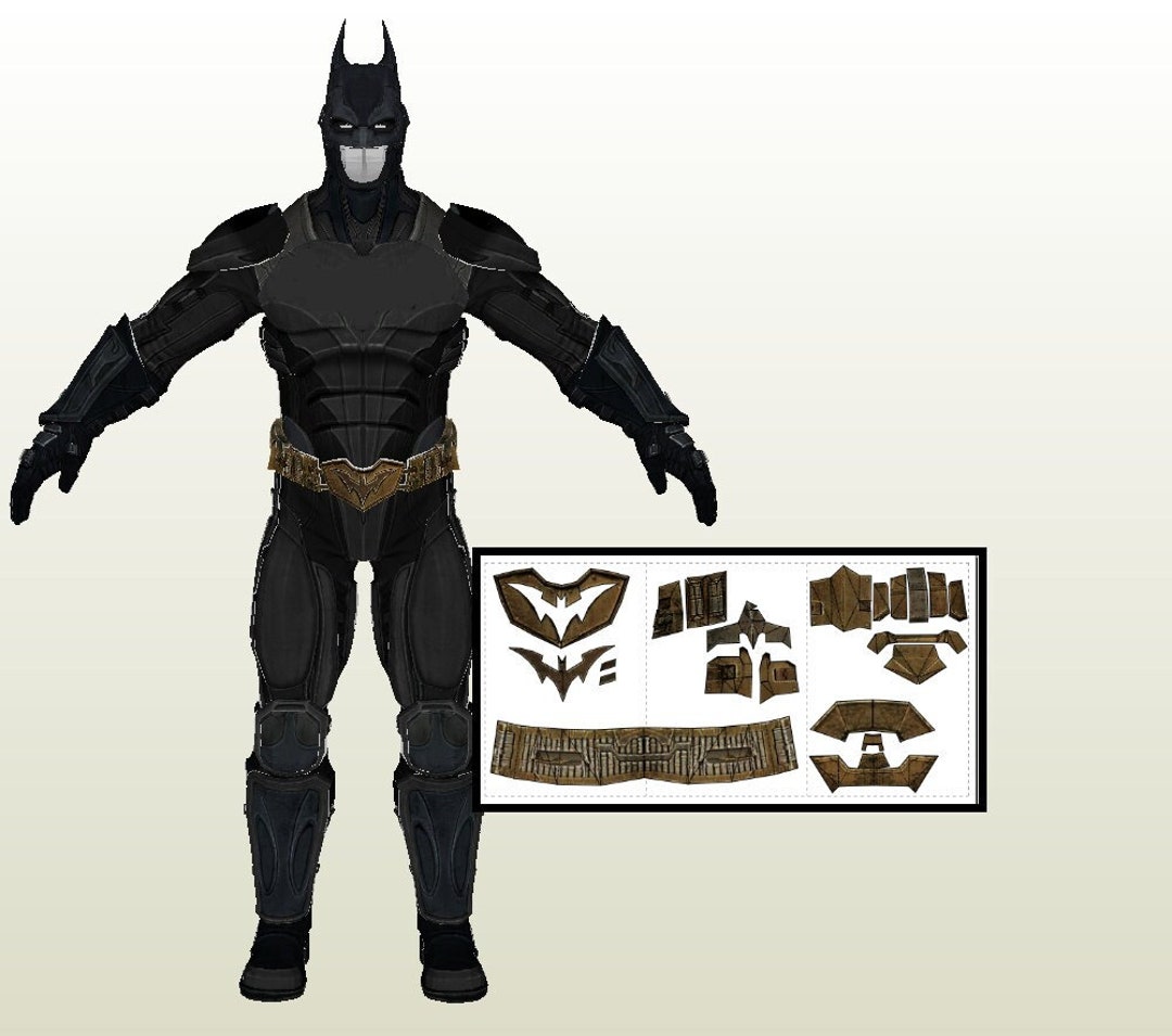 Injustice Bat Cosplay Pepakura Templates Patterns Vengeance - Etsy