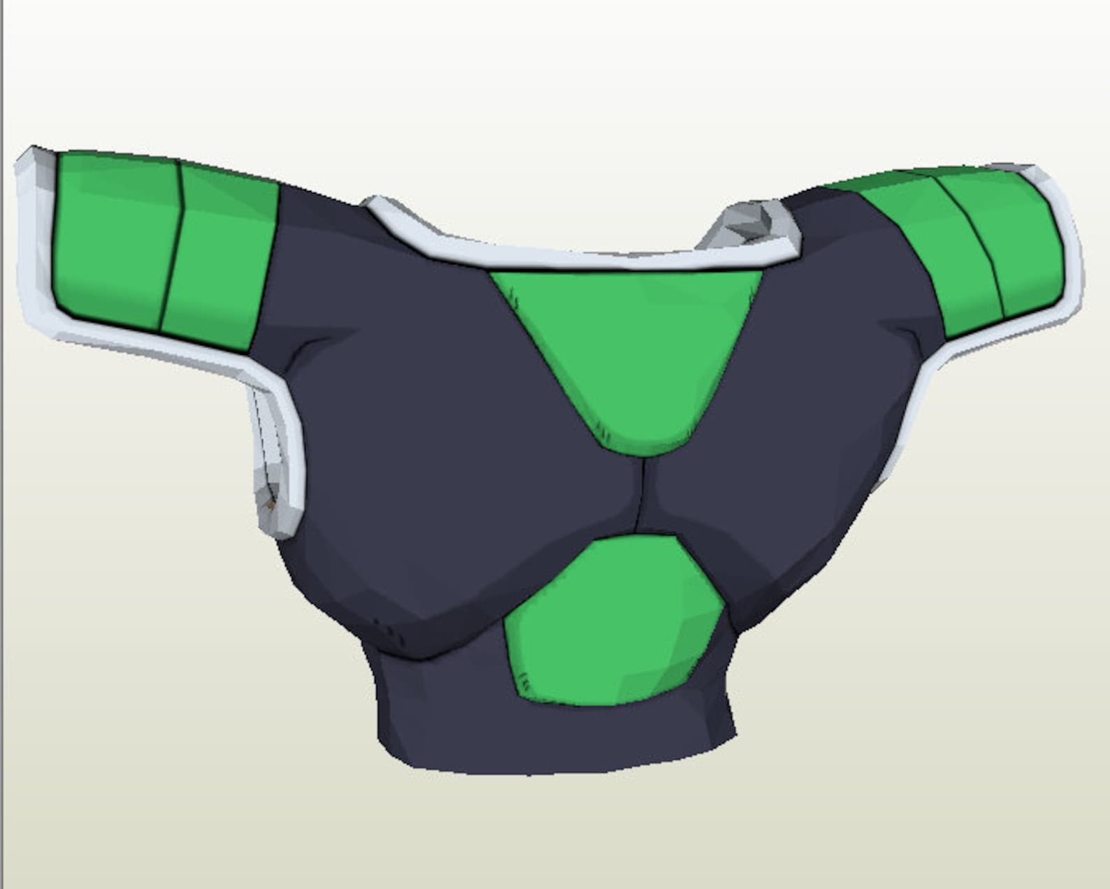 Saiyan Broly Armor - Cosplay Pepakura Foam Template - Etsy