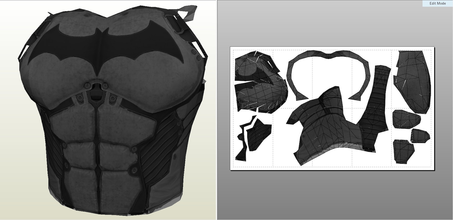 Bat Origins Cosplay Pepakura Vengeance Patterns Foam Template - Etsy