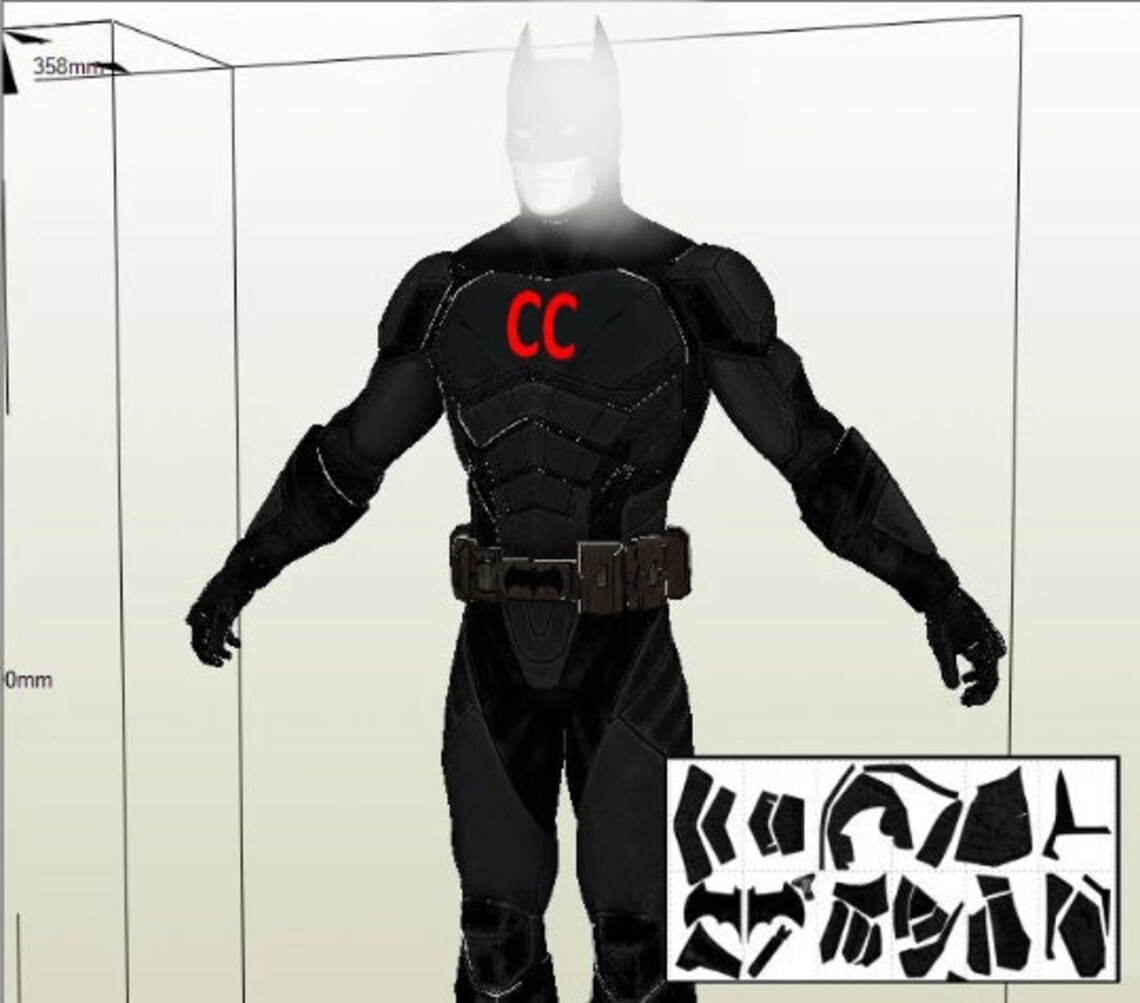 Bat Cosplay Pepakura Telltale Vengeance - Etsy