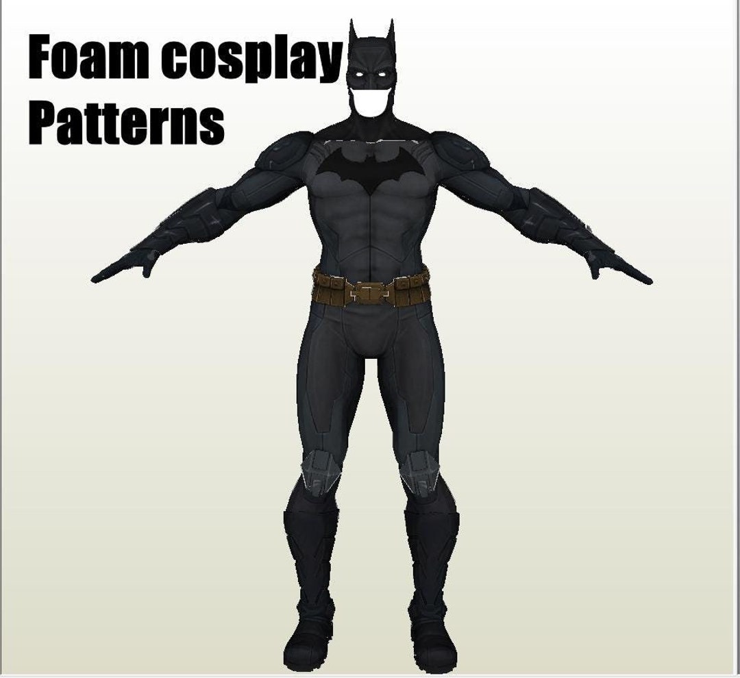 Bat NEW 52 Cosplay Pepakura Vengeance Patterns Foam Template Injustice ...