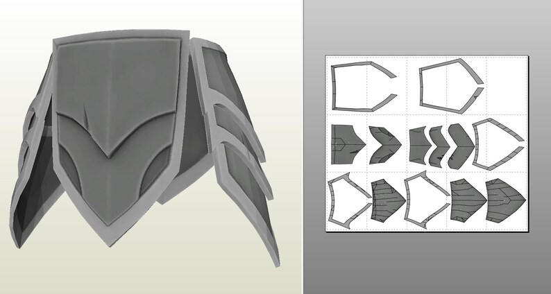 Shṛėddėṛ Cosplay Pepakura Templates Patterns DIY - Etsy