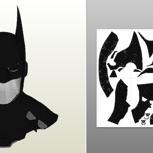 SS.KTJL Bat Cosplay Pepakura Templates Patterns - Etsy