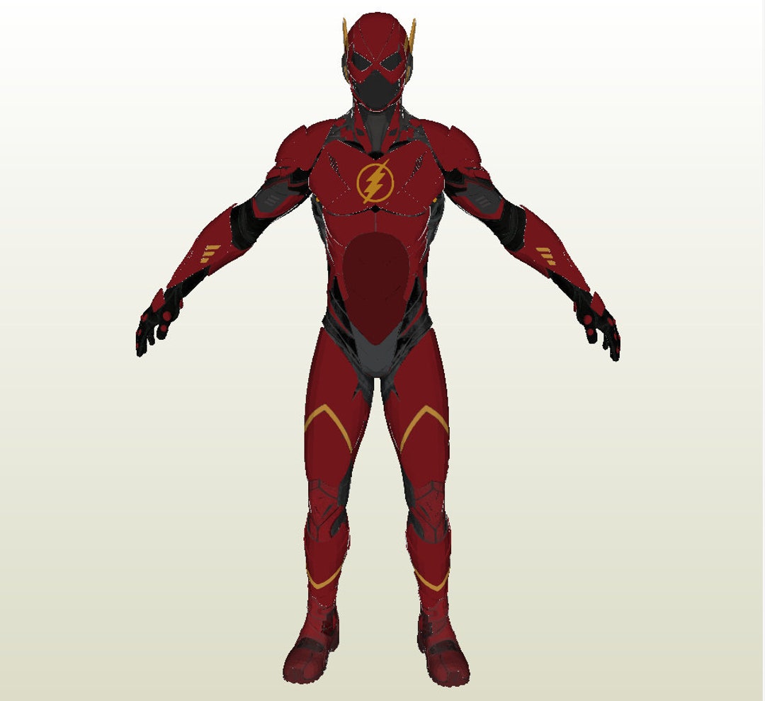 Modèles de modèles pepakura cosplay flash SS.KTJL - Etsy France