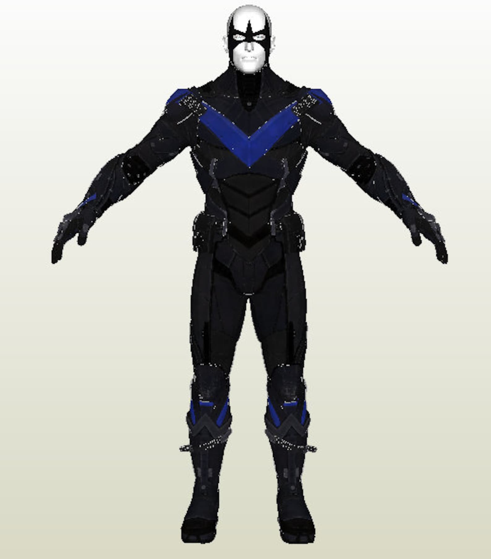 Bat Sidekick Blue Bird Knight Pepakura Cosplay Foam Templates - Etsy