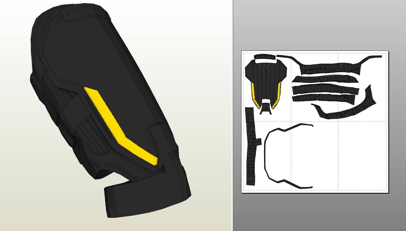 Fire-divers Hell Armour Cosplay Pepakura Patterns Foam Template DIY - Etsy