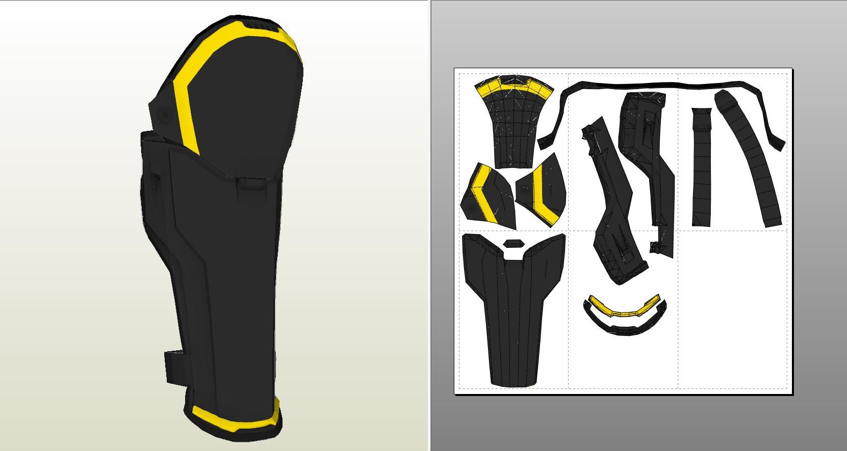 Fire-divers Hell Armour Cosplay Pepakura Patterns Foam Template DIY - Etsy