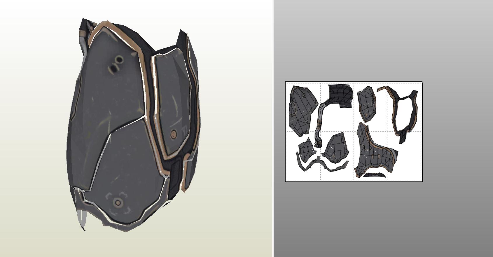 D00M Cosplay Pepakura Foam Templates Patterns - Etsy