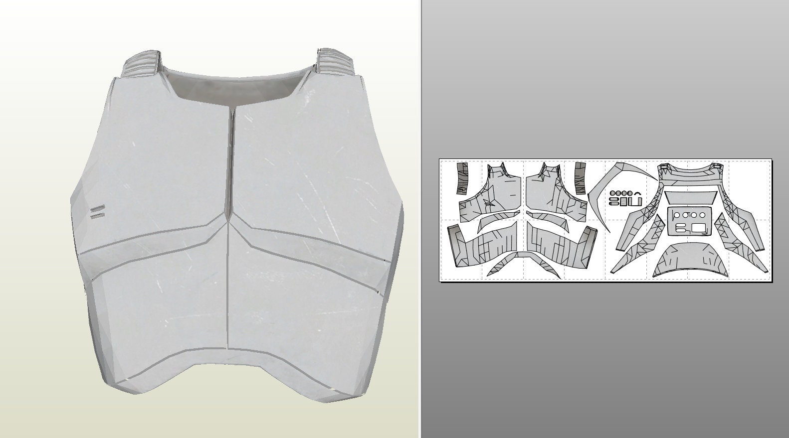 Clone Trooper Armour Cosplay Pepakura Foam Patterns - Etsy