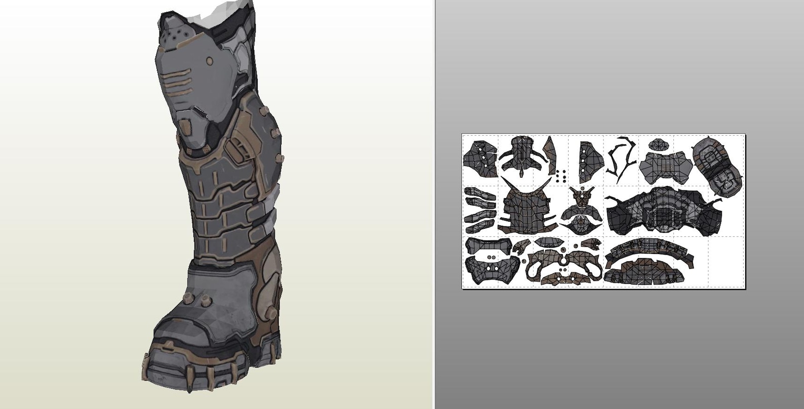 D00M Cosplay Pepakura Foam Templates Patterns - Etsy