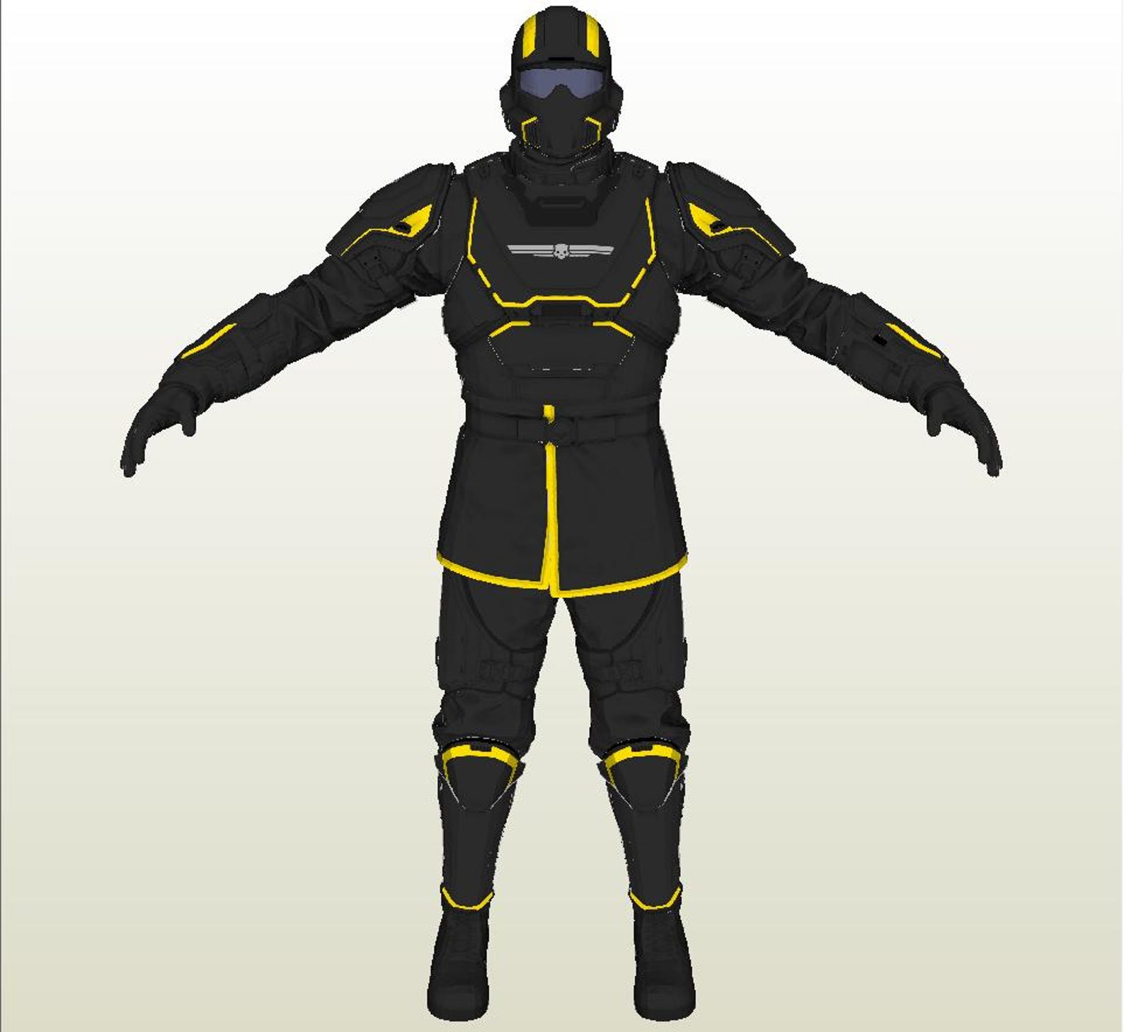 Fire-divers Hell Armour Cosplay Pepakura Patterns Foam Template DIY - Etsy