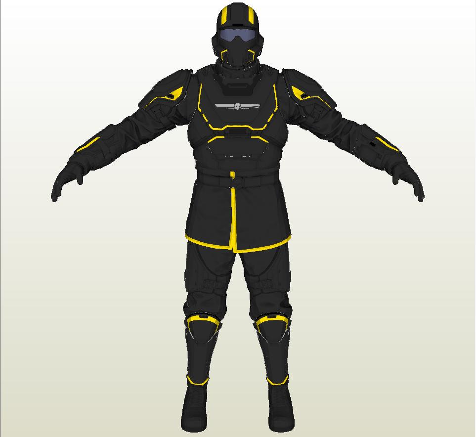 Fire-divers Hell Armour Cosplay Pepakura Patterns Foam Template DIY - Etsy