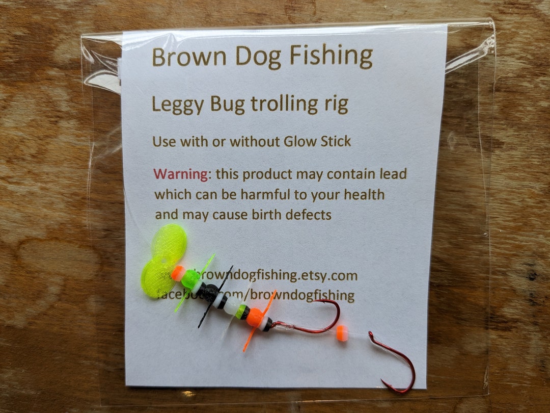 Leggy Bug Trolling Rig - Trout, Kokanee, Perch, Ready to Fish - Etsy