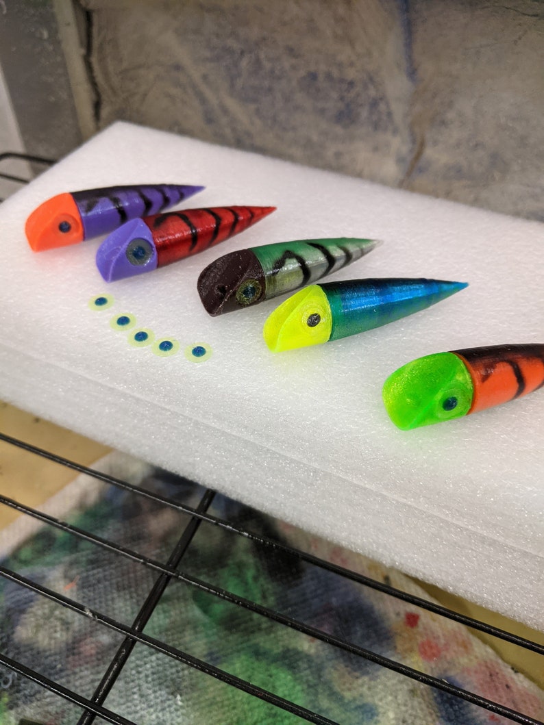 Firefly Plugs 3x Custom Painted Unrigged Lures - Etsy