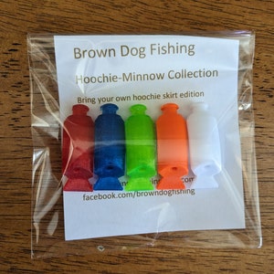 Hoochie Minnow - BYO Hoochies Edition - Trolling Lure for Trout Kokanee ...