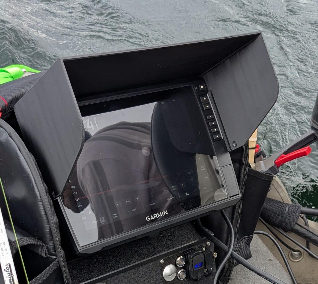 Garmin Echomap Ultra 106sv Sunshade: Slide-on Design Grips Sides of ...