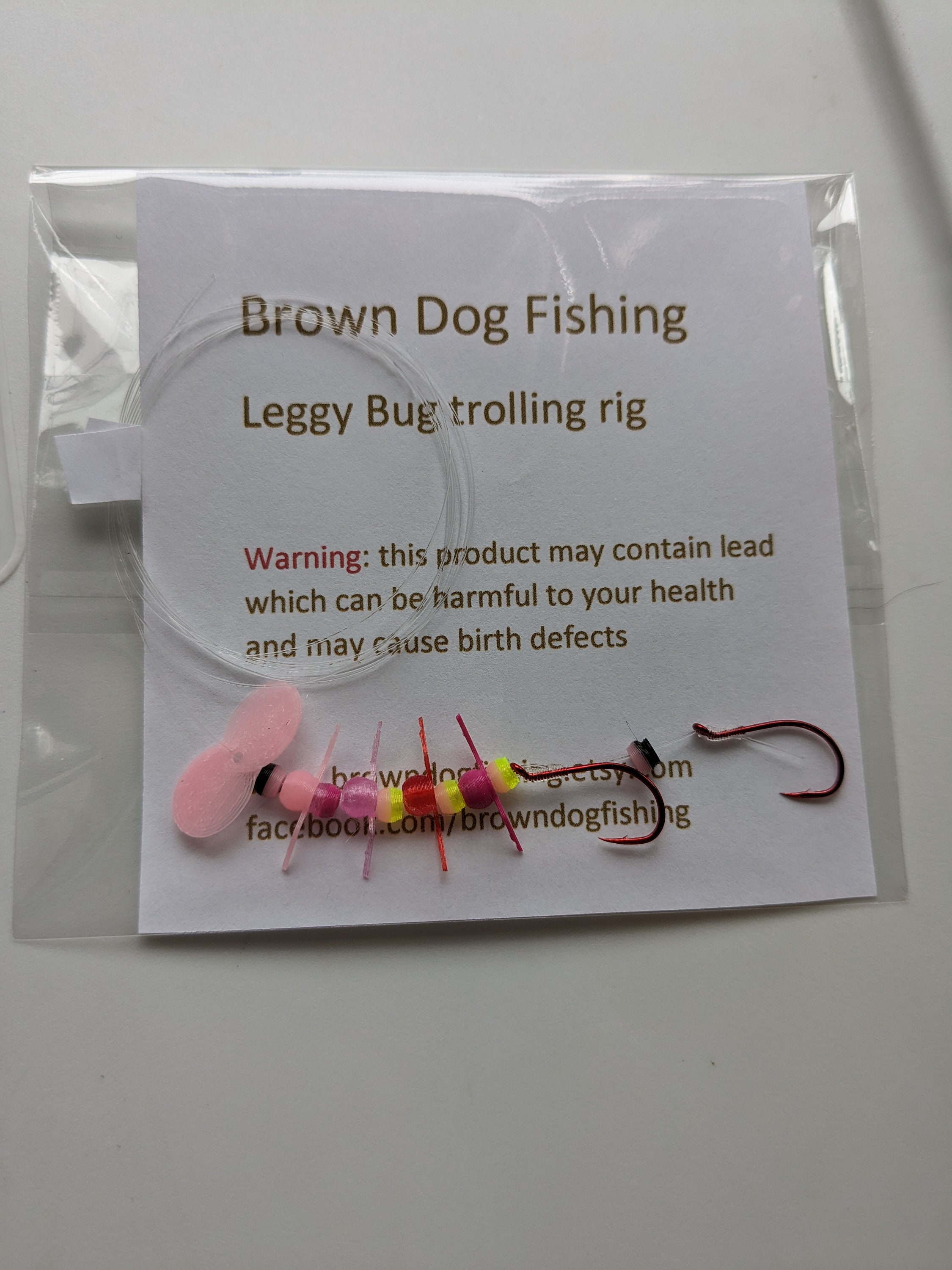 Leggy Bug Trolling Rig Trout Kokanee Perch Ready to Fish - Etsy