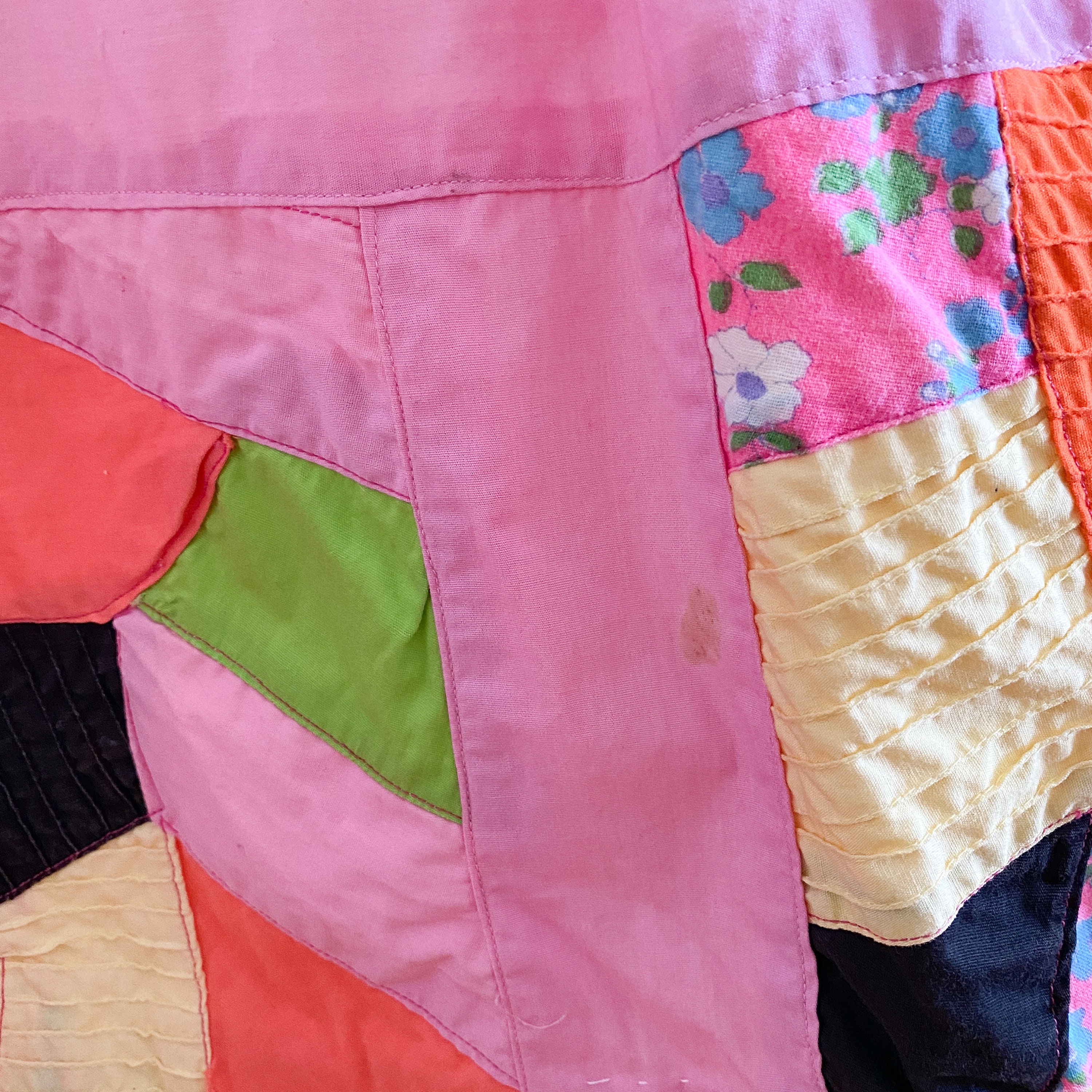 Vintage 1970s Georgia Charuas Mexico Handmade Patchwork Quilted Halter ...
