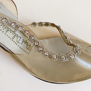 Vintage 1950s Pepe Delgado's Hand Lasted Lucite Diamante Slingback ...