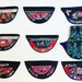 Antique Set of 9 Chinese Hand Embroidered Pouches Pockets Patches ...