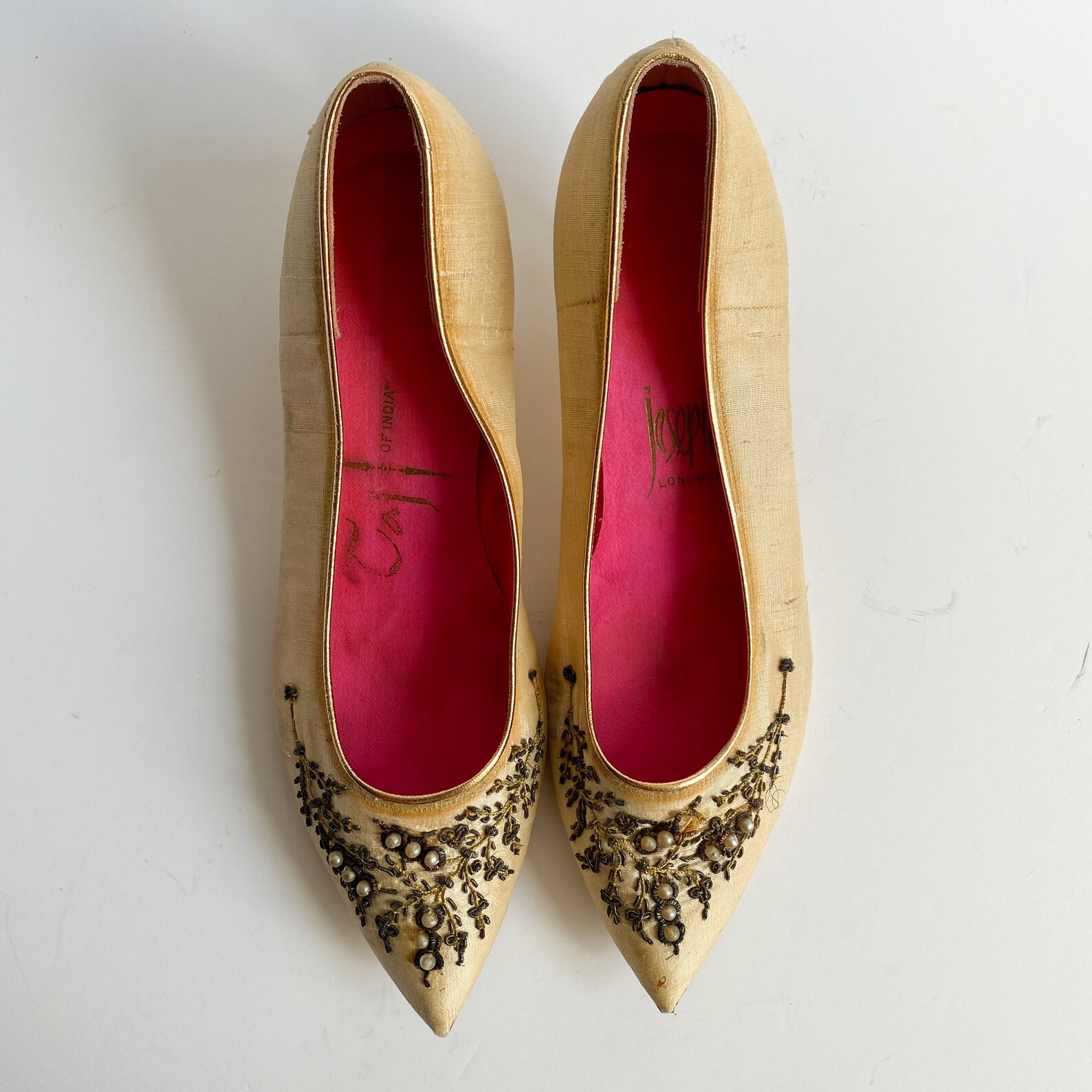 Rare Vintage 1960s Taj of India Beaded Silk I Dream of Jeannie Genie ...