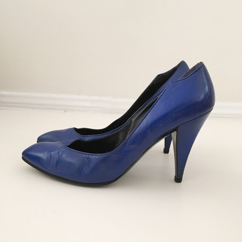 Vintage 1980s Charles Jourdan Paris Toe Cleavage Pumps Heels - Etsy