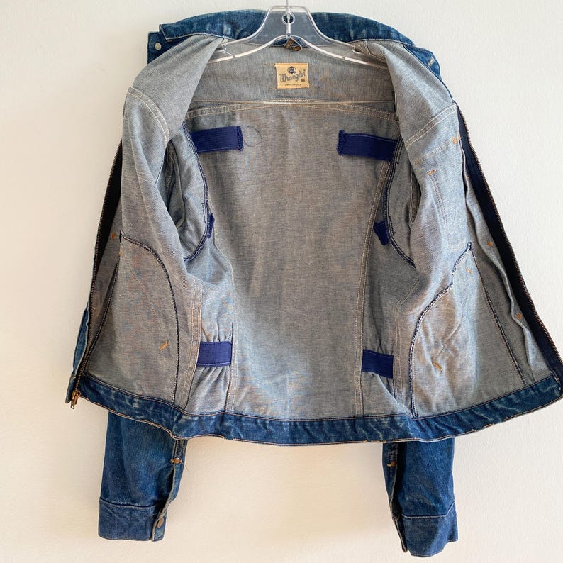Rare Vintage 1950s/60s Wrangler Blue Bell Denim Jean Jacket Sanforized ...