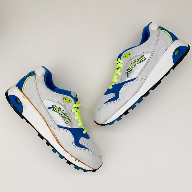 Rare Vintage Retro Brooks Enterprise Hydro Flow Running Shoes Sneakers ...
