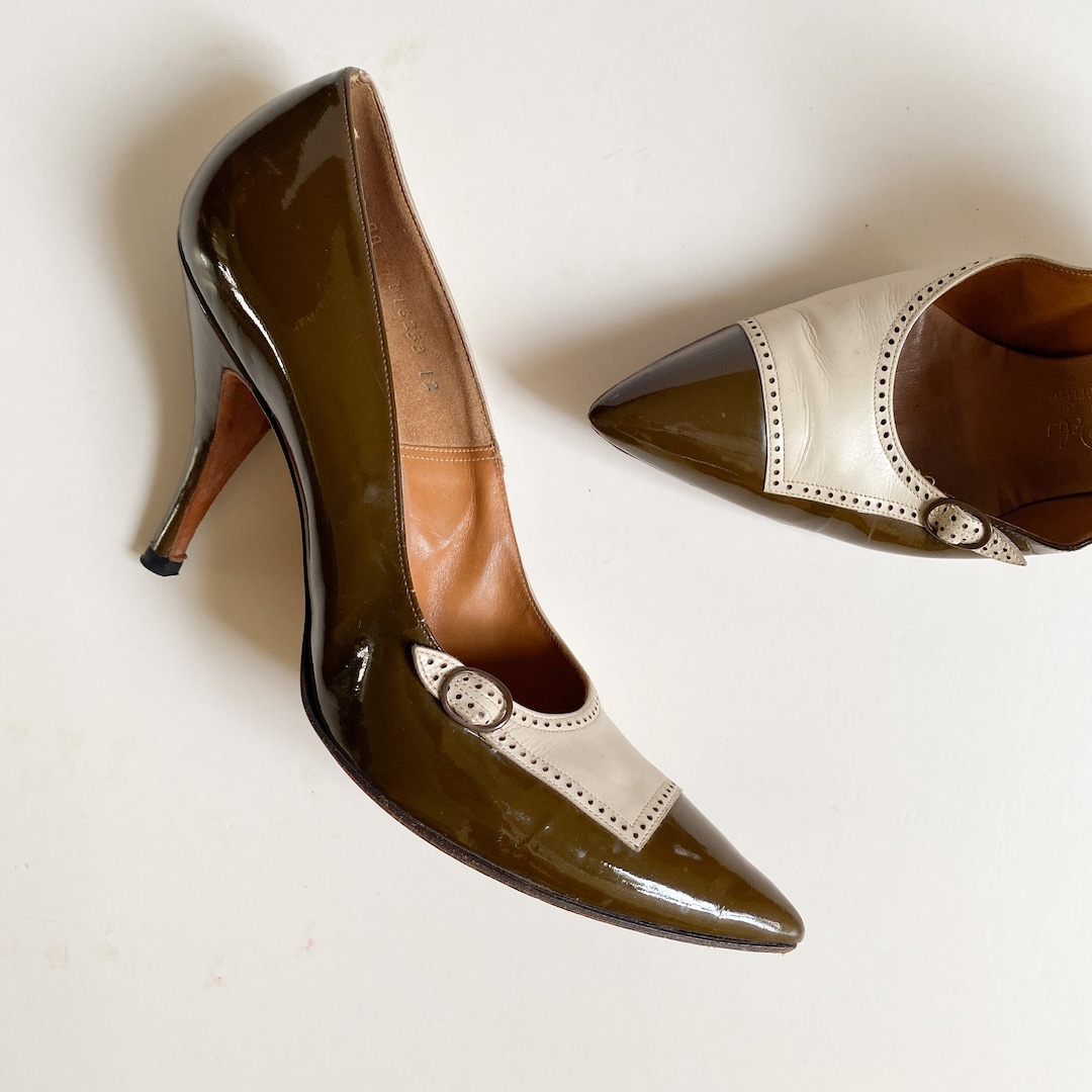 Vintage 1960s De Liso Debs Patent Spectator Stiletto Heels Pumps - Etsy