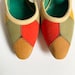Vintage 1960s Johansen Color Block Cutout Stiletto Heels Pumps NOS - Etsy