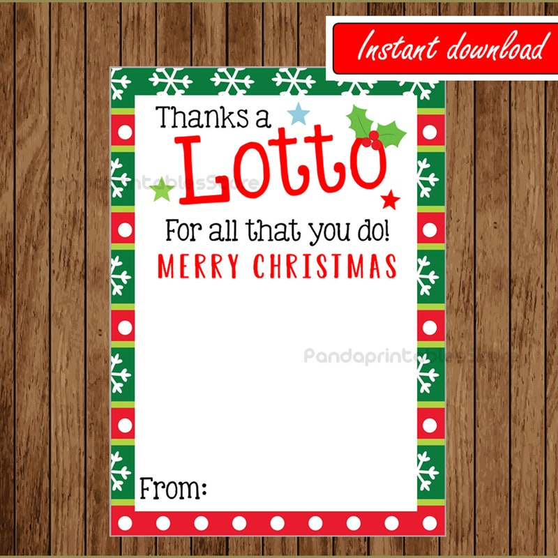 Thanks a Lotto - Etsy