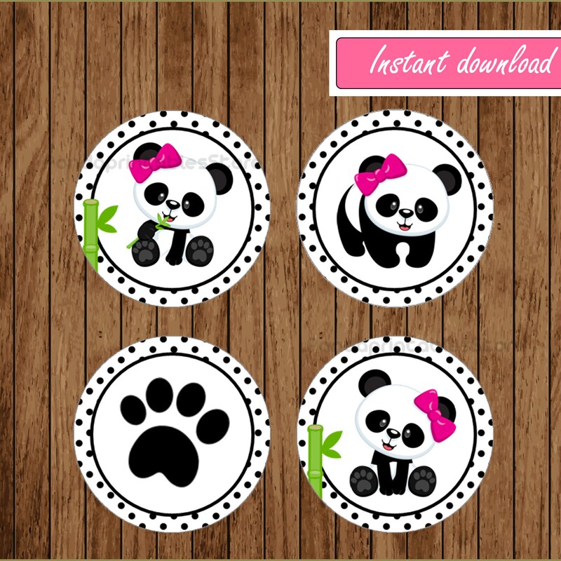 Panda Toppers - Etsy